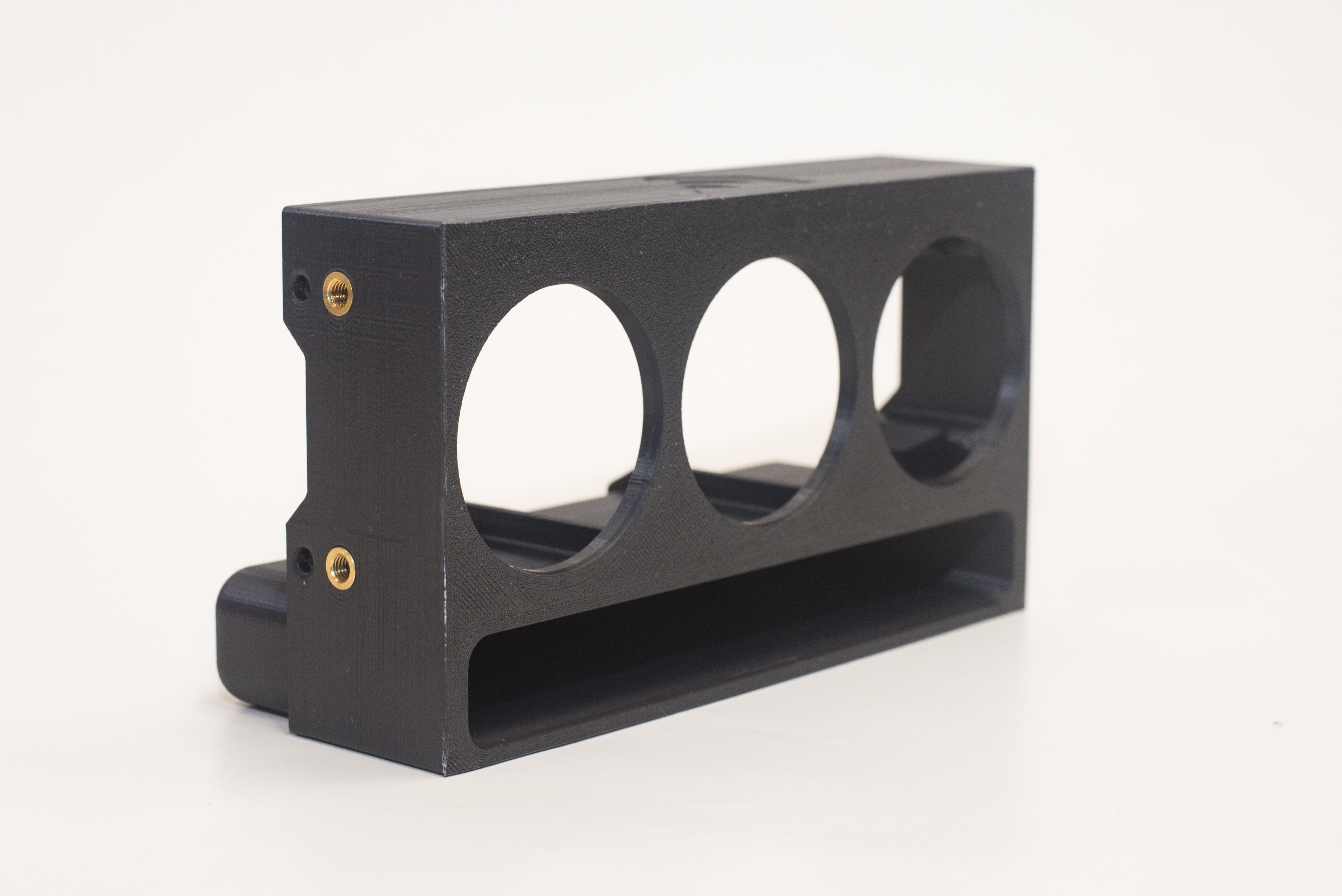 Universal Double-DIN Panel with 52mm Gauge Pods & Phone Storage Slot ...