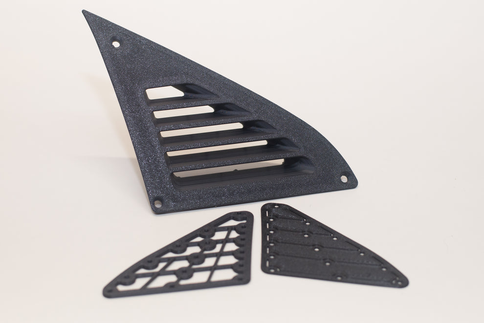 Toyota MR2 Rear Quarter Window Vents – Fulcrum Design